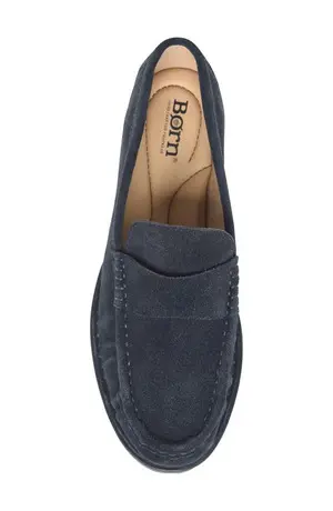 BØRN Maris Loafer - Navy Suede