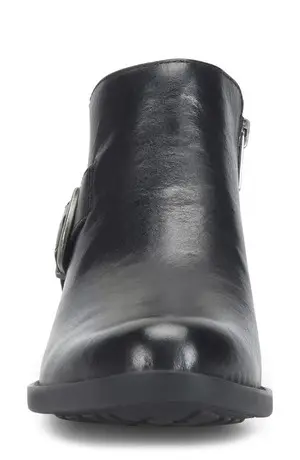 BØRN Kace Leather Bootie - Black Leather