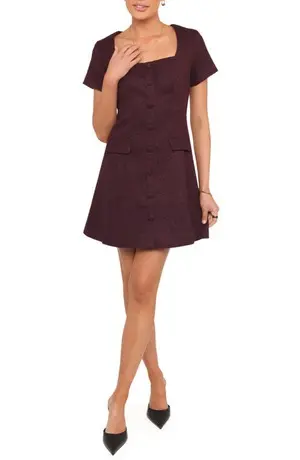PETAL & PUP Sutton Tweed Minidress