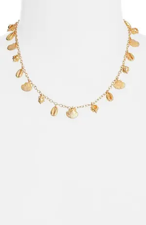 Nest Jewelry Tiny Shells Charm Necklace