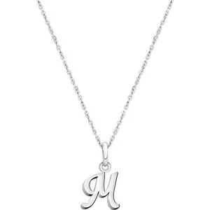 TINY BLESSINGS Sterling Silver Initial Necklace - Silver - M