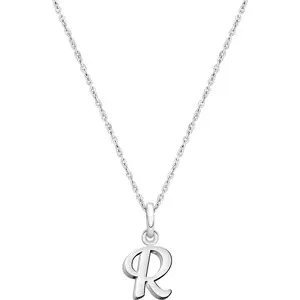 TINY BLESSINGS Sterling Silver Initial Necklace - Silver - R