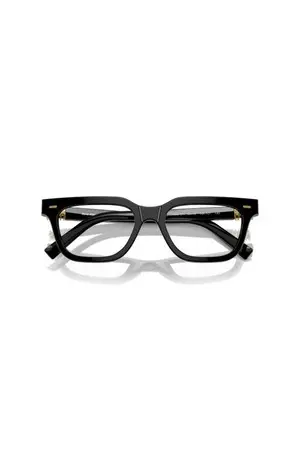 Miu Miu 51mm Rectangle Optical Glasses - Black