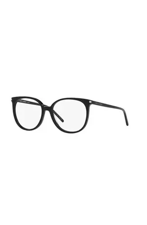 Saint Laurent Round Acetate Eyeglasses - Black