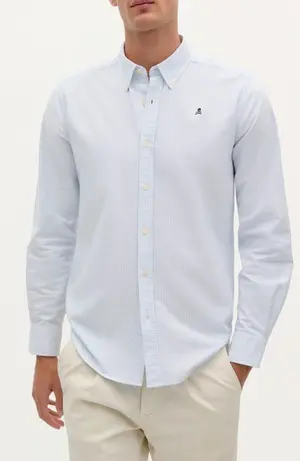 SCALPERS New Oxford Bd Shirt - Skyblue
