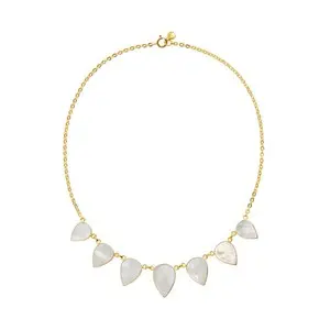 FREYA ROSE Warrioress Small Mother Of Pearl Necklace - Small Pearl