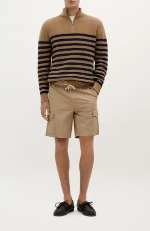 SCALPERS Kendric Cargo Shorts - Camel
