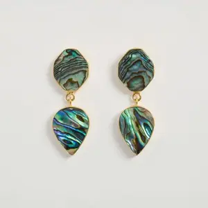 FREYA ROSE Warrioress Wonder Paua Shell Earrings