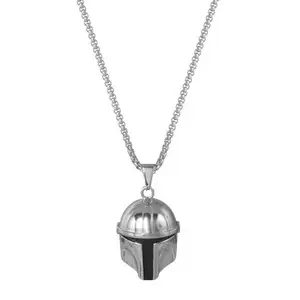 STAR WARS Boba Fett Helmet Pendant Necklace