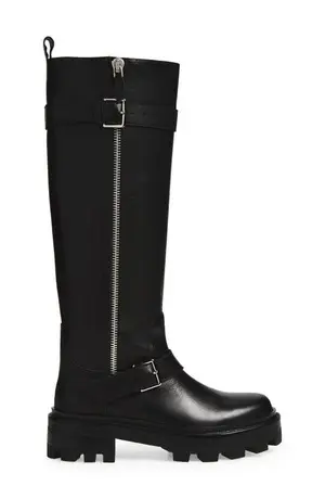 Jeffrey Campbell Sybill Lug Sole Knee High Boots