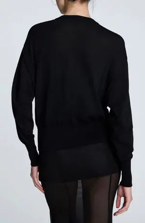 KENNETH COLE Semisheer Knit Cardigan