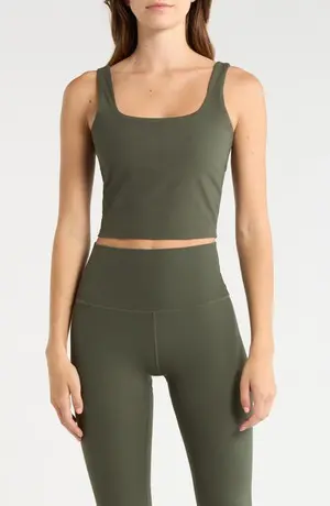 MPG Crop Rib Tank Top - Kambaba