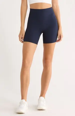 MPG Ribbed High-waist Shorts