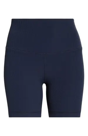 MPG Ribbed High-waist Shorts