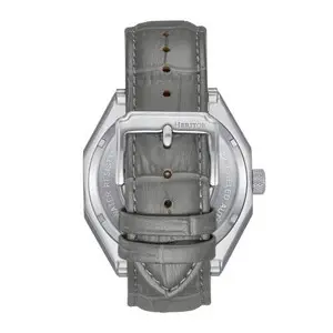 HERITOR AUTOMATIC Stainless Steel And Leather Strap Watch - Grey