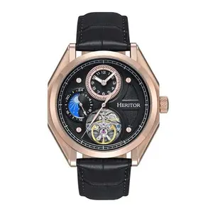 HERITOR AUTOMATIC Antoni 24 Hour Watch Rose Gold