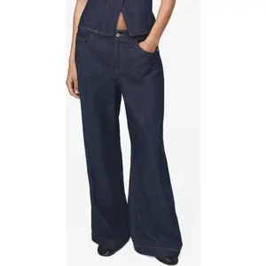 Non-Stretch Wide Leg Denim