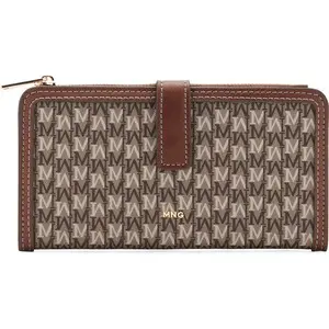 Mango Large Logo Jacquard Wallet
