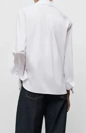 Mango Button-down Woven Shirt