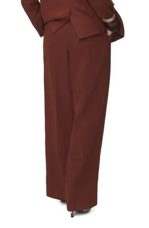 Mango Modal Blend Straight-leg Trousers