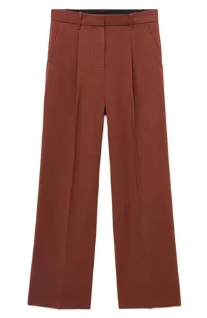Mango Modal Blend Straight-leg Trousers