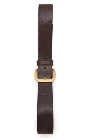 Mango Faux Leather Belt