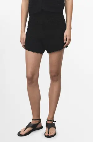 Mango Thigh Length Shorts For Women