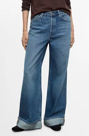 Mango Cuffed Jeans For Women