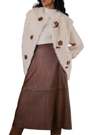 Mint Velvet Faux Fur Vest
