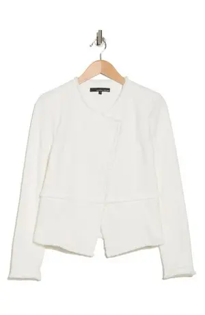 Amanda & Chelsea Fringe Tweed Moto Jacket