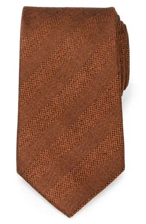 CUFFLINKS, INC. Diagonal Stripe Linen Tie - Red