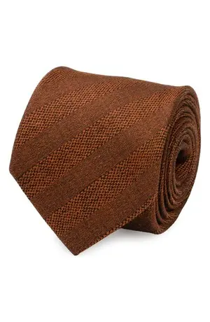 CUFFLINKS, INC. Diagonal Stripe Linen Tie - Red