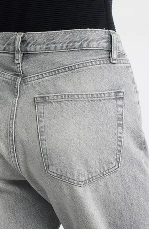 FRAME The Vertical High-waist Relaxed Straight-leg Jeans