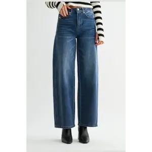 JEMINA DENIM High-rise Balloon Pants