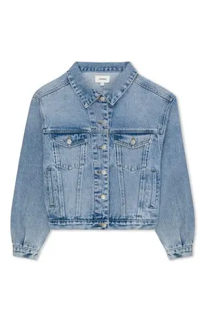 JEMINA DENIM The Aura Cropped Denim Jacket