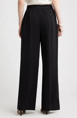 Nordstrom Pleat Front Pull-on Trousers