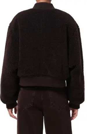 AGOLDE Iona Skye Faux Shearling Bomber Jacket