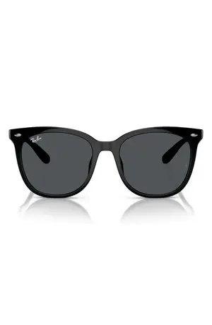 Ray-ban 55mm Square Sunglasses - Black/dark Grey