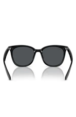 Ray-ban 55mm Square Sunglasses - Black/dark Grey