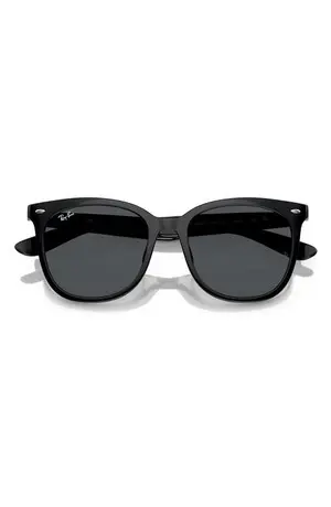Ray-ban 55mm Square Sunglasses - Black/dark Grey