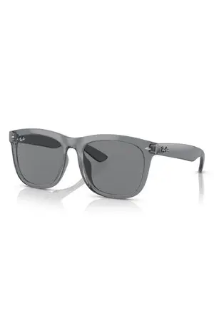 Ray-ban Square Sunglasses - Transparent Grey/dark Grey