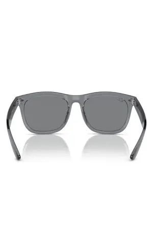 Ray-ban Square Sunglasses - Transparent Grey/dark Grey