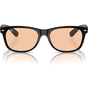 Ray-ban 55mm Square Sunglasses Black /pink