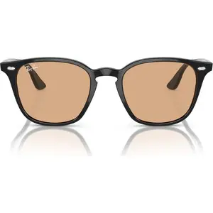Ray-ban 52mm Square Sunglasses - Black/brown