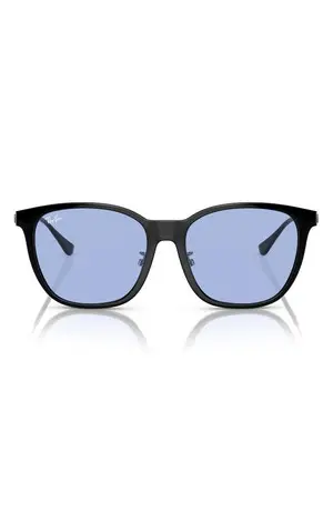 Ray-ban Square Sunglasses - Black/blue