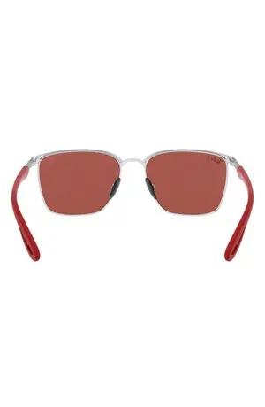 Ray-ban Polarized Mirrored Square Sunglasses