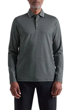 Bugatchi Long Sleeve Polos For Men
