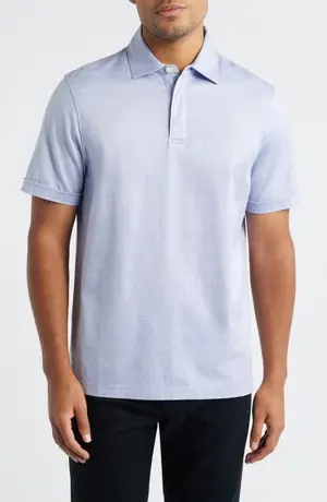 Bugatchi Mercerized Cotton Polo - Thistle