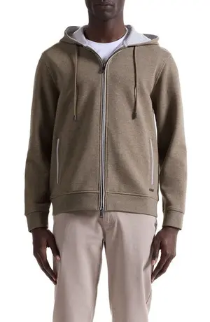 Bugatchi Zip Up Sweatshirts Hoodies For Men