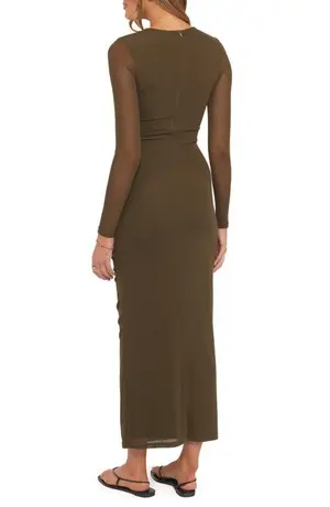 PETAL & PUP Tormund Long Sleeve Sheath Dress